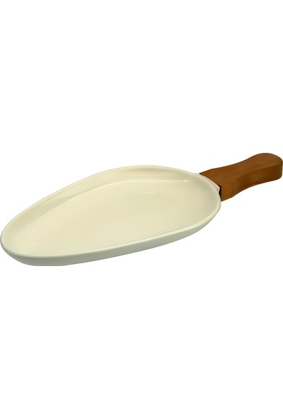 By Store Ahşap Saplı Iskandinav Sunum Tabağı Oval By Store Ahşap Saplı Iskandinav Sunum Tabağı Oval