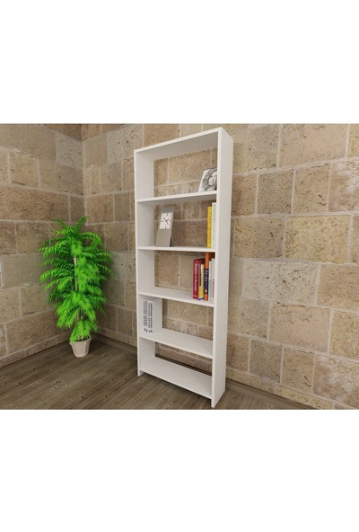 Modalanka 6 Raflı 60 cm Dekoratif Kitaplık Beyaz Kitaplık Ofis Kitaplığı Dolap Evrak Rafı Ev Rafı Kitap Rafı Modalanka 6 Raflı 60 cm Dekoratif Kitaplık Beyaz Kitaplık Ofis Kitaplığı Dolap Evrak Rafı Ev Rafı Kitap Rafı