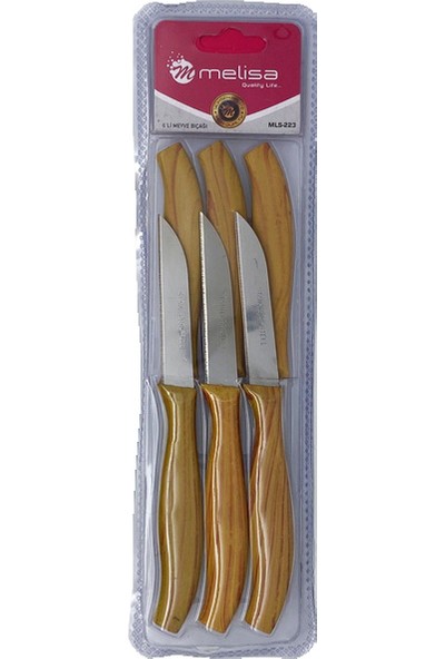 Melisa MLS-223 6'lı Meyve Bıçağı Melisa MLS-223 6'lı Meyve Bıçağı