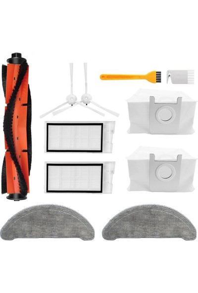 robotyedek Roidmi Eve Plus Uyumlu Yedek Fırça Filtre Mop Toz Torbası-11 Parça robotyedek Roidmi Eve Plus Uyumlu Yedek Fırça Filtre Mop Toz Torbası-11 Parça