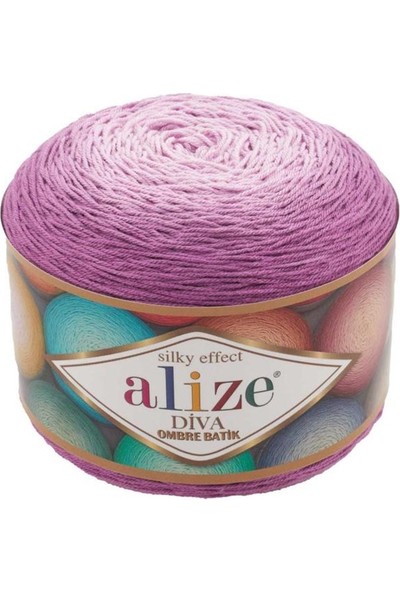 Alize Diva Ombre Batik 7244 Alize Diva Ombre Batik 7244