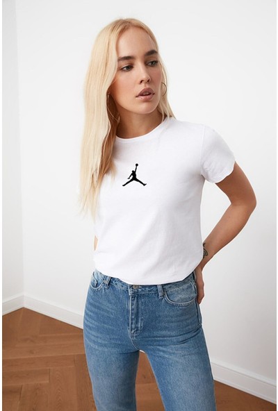 Jumpman Baskılı Tshirt
