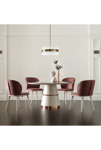 Enza Home Vienna Yuvarlak Masa (Camlı) Enza Home Vienna Yuvarlak Masa (Camlı)