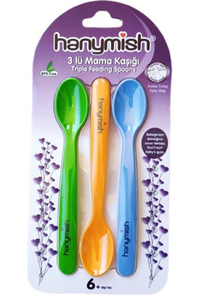 Hanymish Bebek 3‘lü Mama Kaşığı