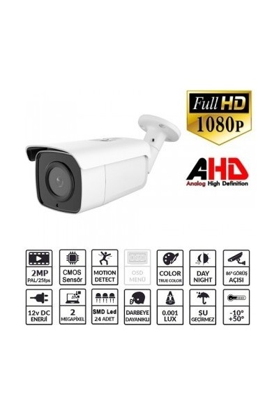 Hikvision Ezcool EZ-2020HD 2mp 3.6mm 24SMD Ahd Bullet