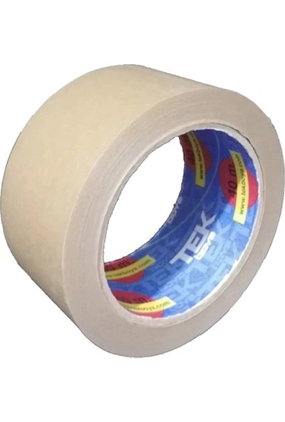 Tek Maskeleme Bandı Kağıt Bant Boya Bandı 50 mm * 40 Metre Tek Maskeleme Bandı Kağıt Bant Boya Bandı 50 mm * 40 Metre