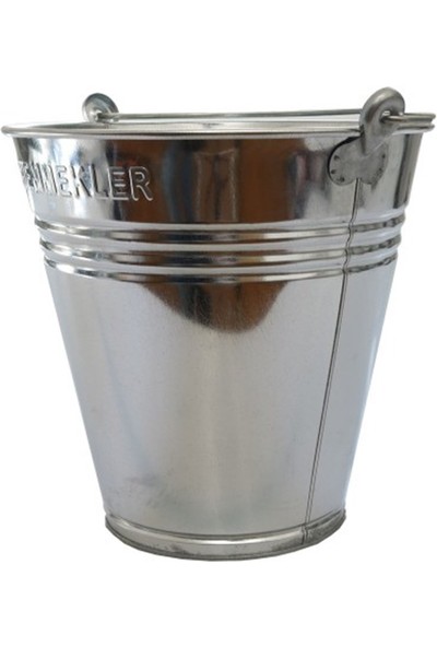 Metal Galvaniz Su Kum Kovası No:32 Galveniz 11 Litre