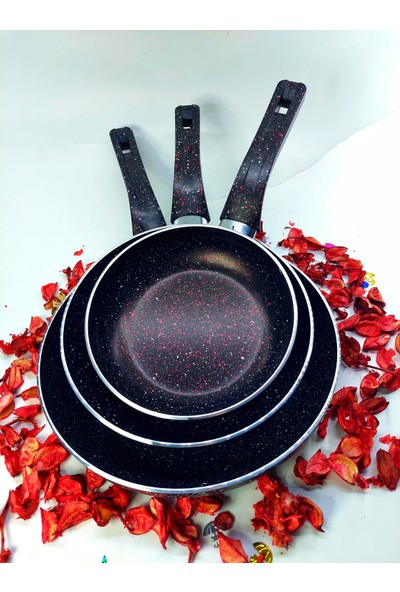 Avangarde Black 3 Parça Granit Tava Seti 20-22-24 cm Avangarde Black 3 Parça Granit Tava Seti 20-22-24 cm