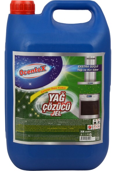 Ocentox Yağ Çözücü Jel 5 Litre Ocentox Yağ Çözücü Jel 5 Litre