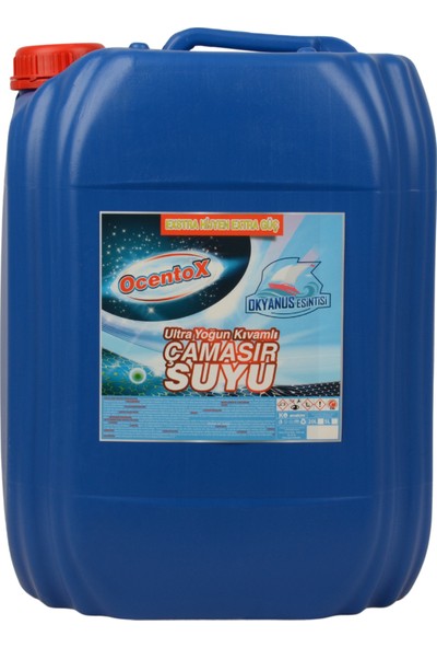 Ocentox Ultra Yoğun Çamaşır Suyu Okyanus Esintisi 20 Litre Ocentox Ultra Yoğun Çamaşır Suyu Okyanus Esintisi 20 Litre