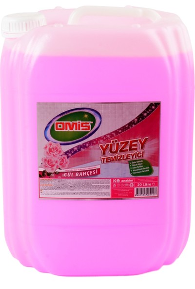 Omis Yüzey Temizleyici 20 Litre Gül Bahçesi Parfümlü Omis Yüzey Temizleyici 20 Litre Gül Bahçesi Parfümlü