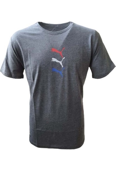 Puma Erkek Penye T-Shirt P-2169 - Antrasit - Xxl