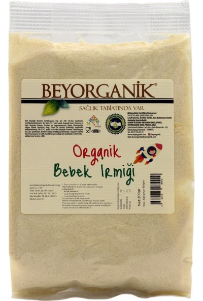 Beyorganik Organik Bebek Irmiği 200GR
