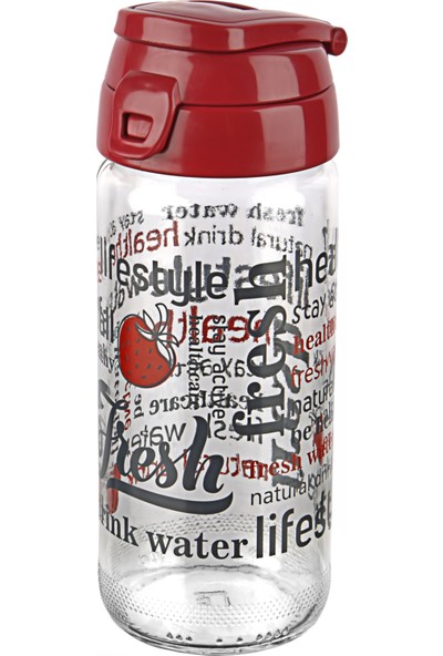 Cam Matara 500 ml Cam Suluk & Su Şişesi