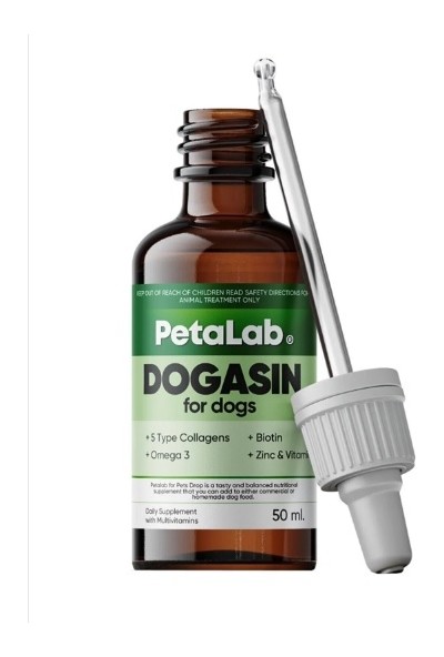 Petalab Dogasin For Dogs 50 ml - Köpekler Için Kolajenli Tüy Sağlığı Damlası Petalab Dogasin For Dogs 50 ml - Köpekler Için Kolajenli Tüy Sağlığı Damlası