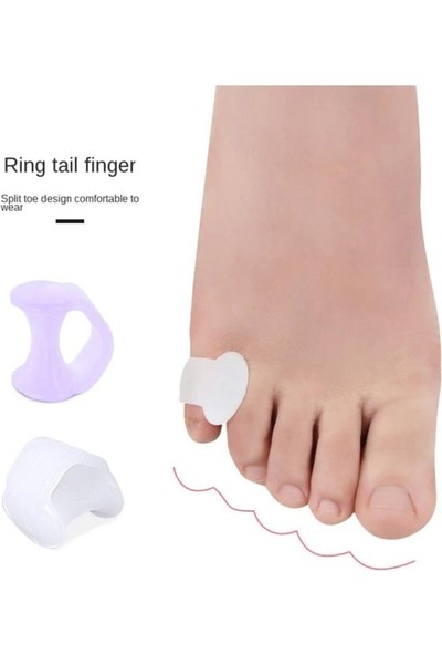 Bunionettes Ayak Serçe Parmak Yüzük Parmak Arası Makaralı Silikon