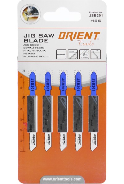 Orient 25 Adet Dekupaj Testere Ucu Metal Kesici Testere Bıçağı Orient 25 Adet Dekupaj Testere Ucu Metal Kesici Testere Bıçağı