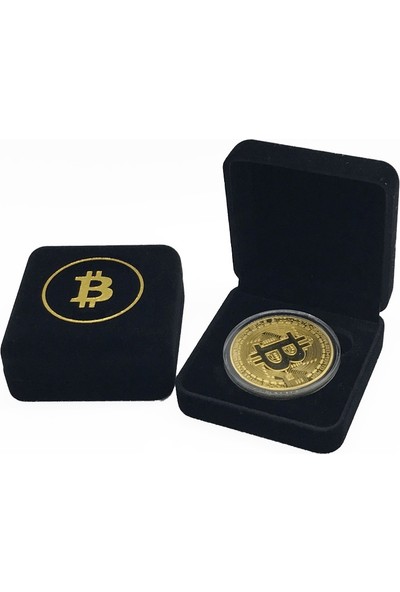 Bitacs Altın Baskılı Siyah Kadife Kutulu Altın Rengi Bitcoin Madeni Para Hediyelik Eşya Kripto Para Bitacs Altın Baskılı Siyah Kadife Kutulu Altın Rengi Bitcoin Madeni Para Hediyelik Eşya Kripto Para