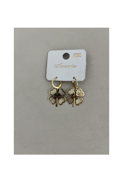 Nar Yonca Küpe Orta Boy