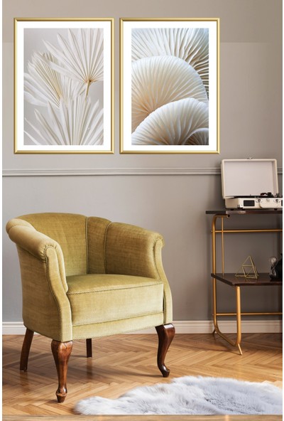 Linacci Ikili Gold Alüminyum Metal Çerçeveli Camlı Beyaz Çiçekli Poster Tablo Seti Linacci Ikili Gold Alüminyum Metal Çerçeveli Camlı Beyaz Çiçekli Poster Tablo Seti