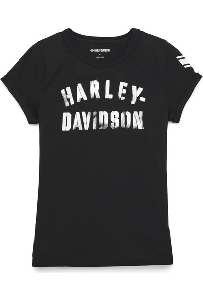 Harley-Davidson Tee Black Kadın