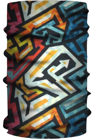 Luma Grafiti Desenli Boyunluk - Baf