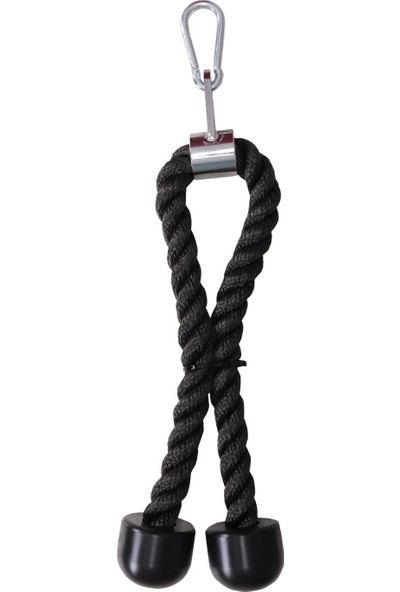 Xjim Profesyonel Yuvarlak Topuzlu Triceps Halatı 1 Metre Kanca Xjim Profesyonel Yuvarlak Topuzlu Triceps Halatı 1 Metre Kanca