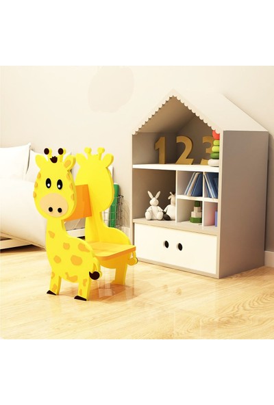 Odun Concept Ahşap Çocuk Oyun ve Aktivite Sandalyesi - Zürafa- Ahşap Odun Concept Ahşap Çocuk Oyun ve Aktivite Sandalyesi - Zürafa- Ahşap