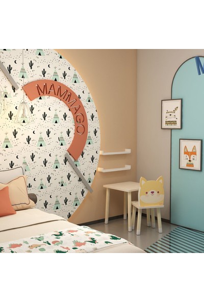 Odun Concept Doğal Ahşap Çocuk Aktivite Sandalyesi - Tilki Odun Concept Doğal Ahşap Çocuk Aktivite Sandalyesi - Tilki