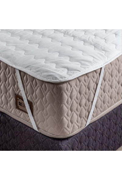 100 x 200 cm Ölçülerinde Tek Kişilik Kapitoneli Lastikli Yatak Alezi