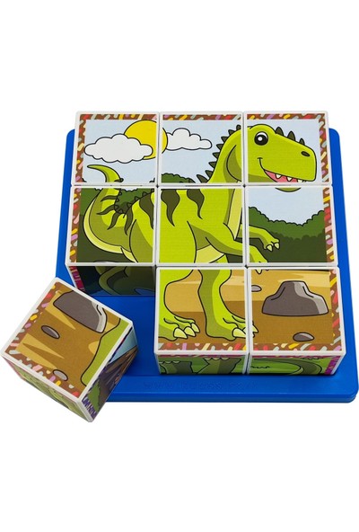 Küpss Dinozorlar Puzzle Seri 1 - (9 Küp 6 Dinazor Yapboz) Küpss Dinozorlar Puzzle Seri 1 - (9 Küp 6 Dinazor Yapboz)