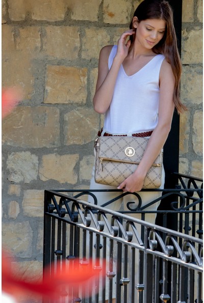 U.S. Polo Assn. Kadın Vizon Çanta 50259050-VR052