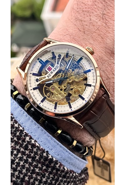 Reward HBCV00002GDRW9 Erkek Kol Saati + Bileklik