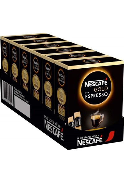 Nescafe Gold Espresso 2 gr 25'li 6 Kutu Nescafe Gold Espresso 2 gr 25'li 6 Kutu