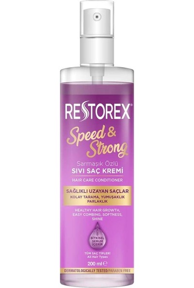 Restorex Sıvı Saç Kremi Sağlıklı Uzama Etkili 200 Ml