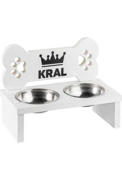 Odun Concept Küçük ve Orta Irk Köpek Mama ve Su Kabı - 2'li Kemik - Beyaz Başlıklı Beyaz Odun Concept Küçük ve Orta Irk Köpek Mama ve Su Kabı - 2'li Kemik - Beyaz Başlıklı Beyaz