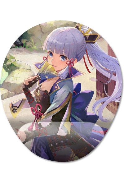 Pixxa Genshin Impact - Kamisato Ayaka Bilek Destekli Mousepad Model - 1 Oval Pixxa Genshin Impact - Kamisato Ayaka Bilek Destekli Mousepad Model - 1 Oval