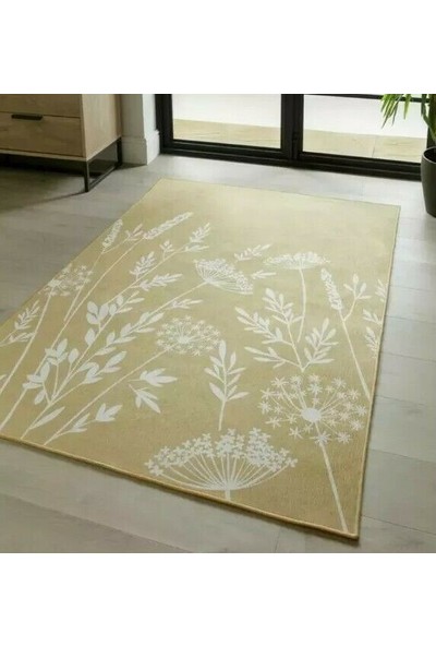 Jungle Halı Habitat Mustard Country Floral Rug Yellow Halı Kilim Jungle Halı Habitat Mustard Country Floral Rug Yellow Halı Kilim