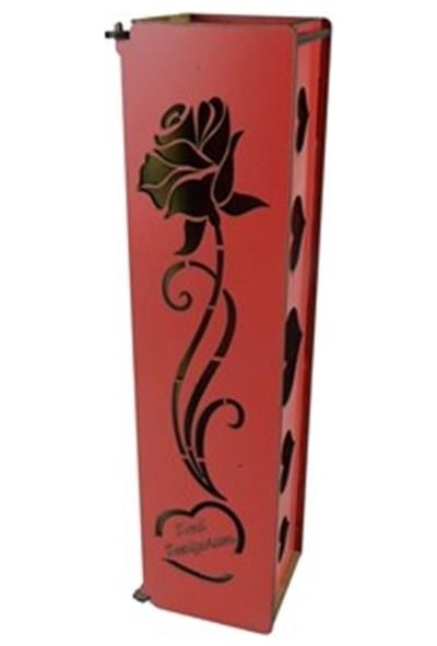 Kırmızı Lazer Kesimli Gül Kutusu Dekoratif Hediyelik Kırmızı Lazer Kesimli Gül Kutusu Dekoratif Hediyelik