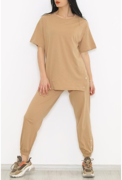 Yezaa Çıtçıtlı Takım Sütlükahve - 3272.105.