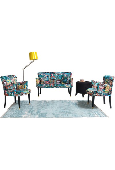 Mobilya Bazarı Frida Çay Seti Koltuk Takımı Mobilya Bazarı Frida Çay Seti Koltuk Takımı
