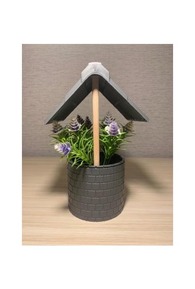 Referans Tasarım Dekoratif Plastik Kuyu Ev Süsü