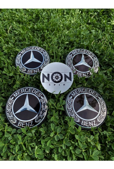 Non Spin Mercedes Siyah Sabit Jant Göbeği Yan Sanayi 1. Kalite Non Spin Mercedes Siyah Sabit Jant Göbeği Yan Sanayi 1. Kalite