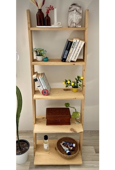 Garden Wood Ahşap Merdiven Kitaplık Garden Wood Ahşap Merdiven Kitaplık