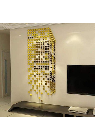İkra Ajans Dekoratif Gold Duvar Pleksi Yapışkan Bantlı Parçalı 170X85 cm (Parça 5x5 Cm) İkra Ajans Dekoratif Gold Duvar Pleksi Yapışkan Bantlı Parçalı 170X85 cm (Parça 5x5 Cm)