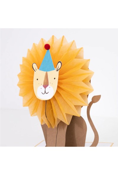 Meri Meri Aslan Tebrik Kartı Meri Meri Aslan Tebrik Kartı