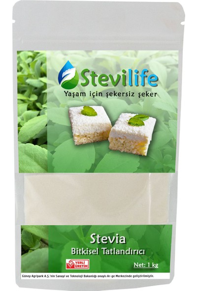Stevilife Powder Stevia Bitkisel Tatlandırıcı 1 kg Stevilife Powder Stevia Bitkisel Tatlandırıcı 1 kg
