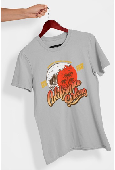 Elfami California Surfing Tasarım T-Shirt