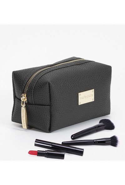 Marie Claire Siyah Kadın Makyaj Çantası Glenda MC222111283