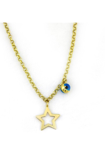 Altınkaynak 14 Ayar Yıldız Altın Kolye